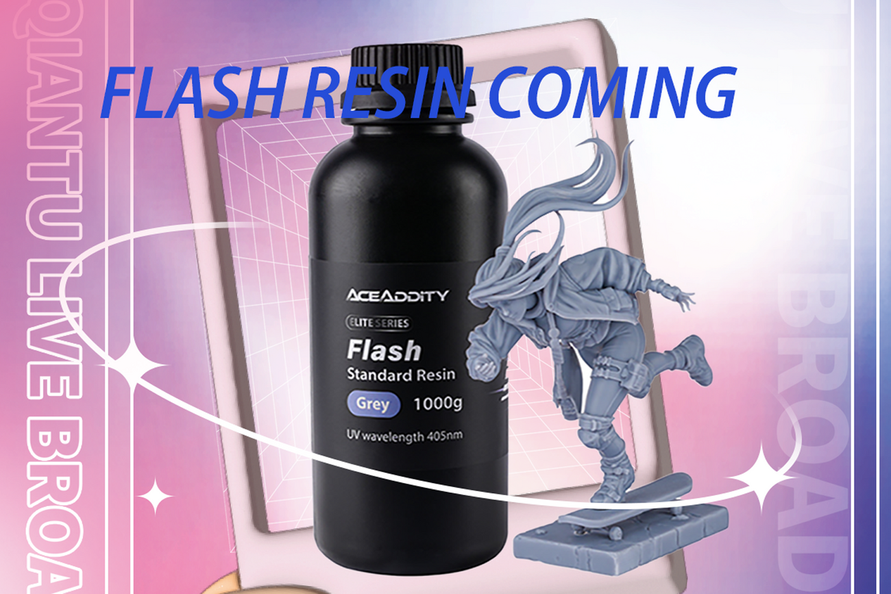 Unveiling the Future of 3D Printing with Flash Resin: Speed and Precis
