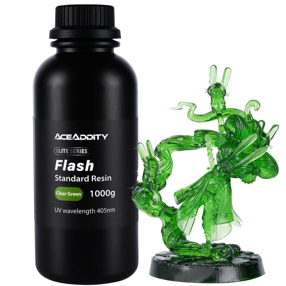 Aceaddity Flash 3D Printer Resin - High-Speed Standard Photopolymer Re